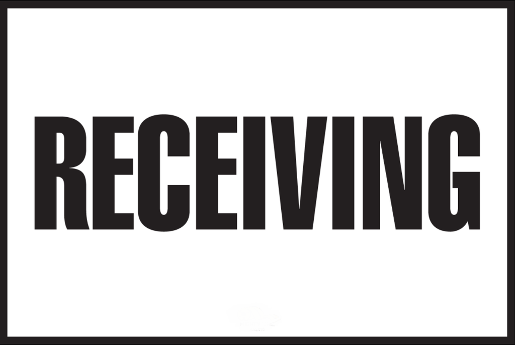 The Floor Tape Store - Mighty Line Receiving Area Floor Sign